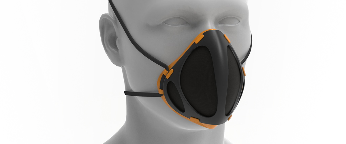 Portable Environments Studio - PPE Face Mask, soft goods product design