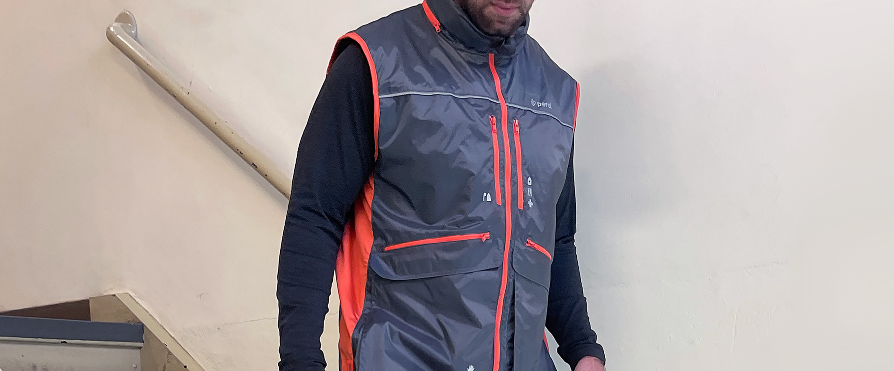 Perci Emergency Preparedness Vest , designed by Interwoven