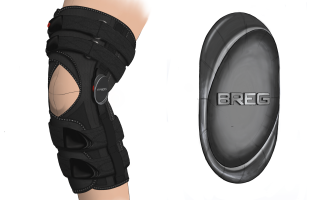 Breg CrossRunner™ Soft Knee Brace - Interwoven