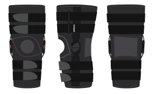 Breg CrossRunner™ Soft Knee Brace - Interwoven