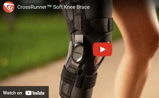 Breg CrossRunner™ Soft Knee Brace - Interwoven